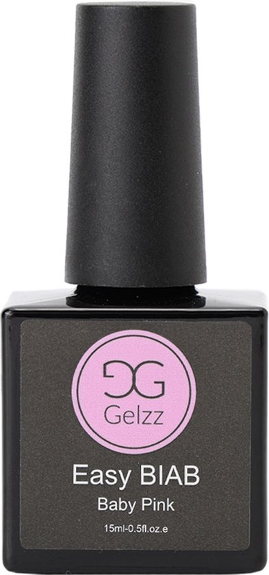 Gelzz Easy BIAB Baby Pink - Roze - - 15ml - Vegan | bol