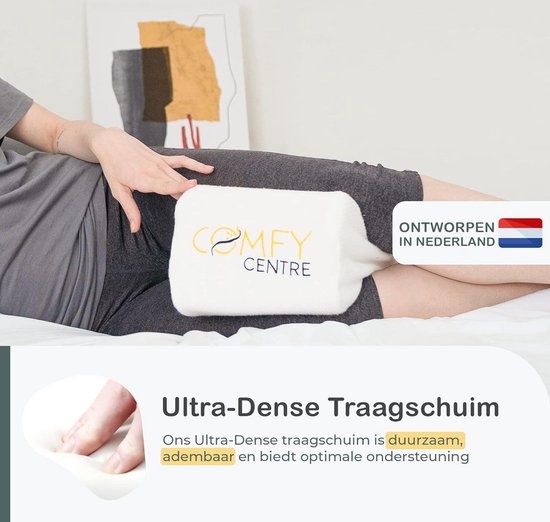 Kniekussen voor in bed - Orthopedisch beenkussen - Ergonomisch ...