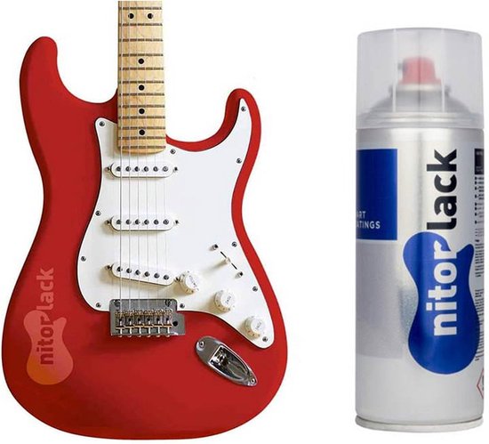 NitroLACK Nitrocellulose Lak - Candy Tangerine Rood voor Gitaar | bol