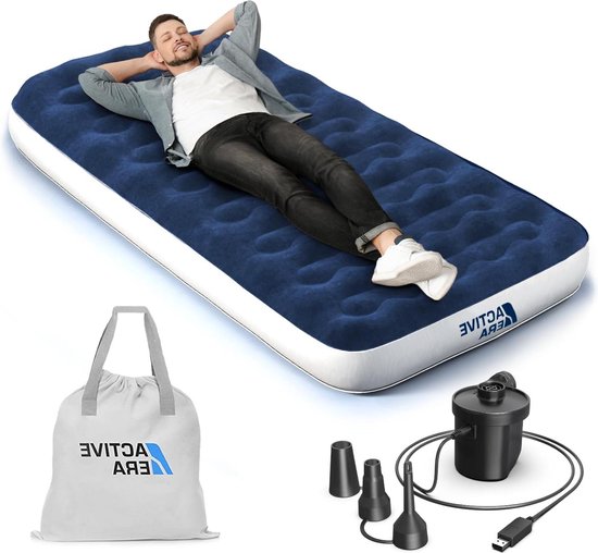 Luchtbed met USB-Oplaadbare Pomp - Camping Airbed Matras Kamperen ...