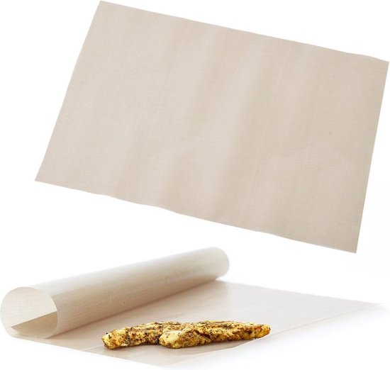 Bakmat Teflon 40x33 cm - Ovenmat - Deegmat - Bakken - Koken - Oven Bak ...