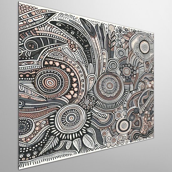 Doodle aboriginal schilderij | Dreamtime doodles: a vibrant fusion of ...
