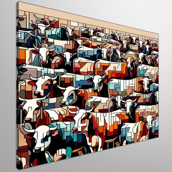 Modern vee schilderij | Artistiek erfgoed: Hedendaagse interpretatie ...