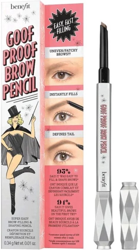 Benefit - Goof Proof Brow Pencil Wenkbrauwpotlood | bol