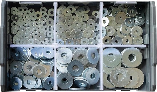 L-BOXX Mini sluitringen assortiment inclusief U-schijven - DIN 9021 ...