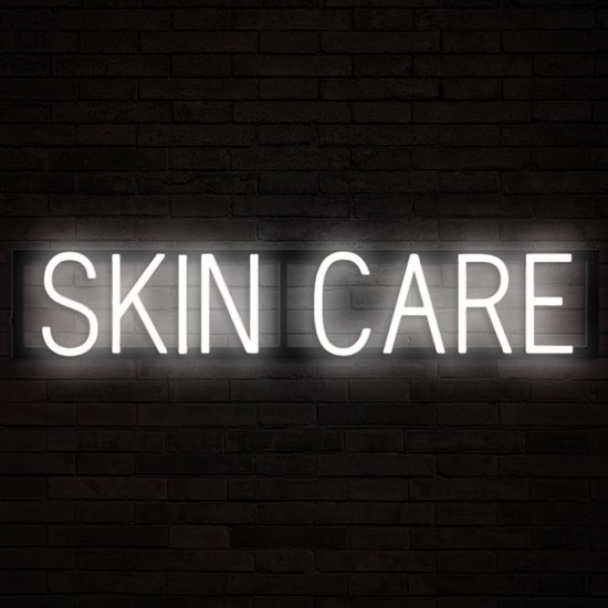 SKIN CARE - Lichtreclame Neon LED bord verlicht | SpellBrite | 79,44 x ...
