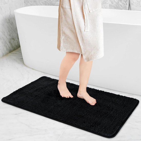 Badmat - Mat voor in de Badkamer 50 x 50 cm waterabsorberend zacht ...