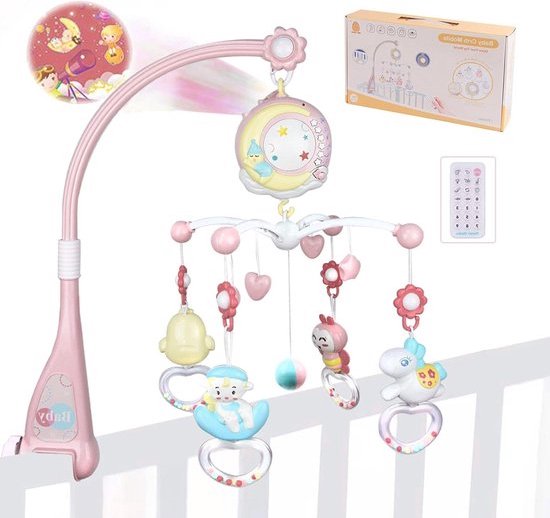 360 ° roterende muzikale wieg mobiel met verlichting - hangende ...