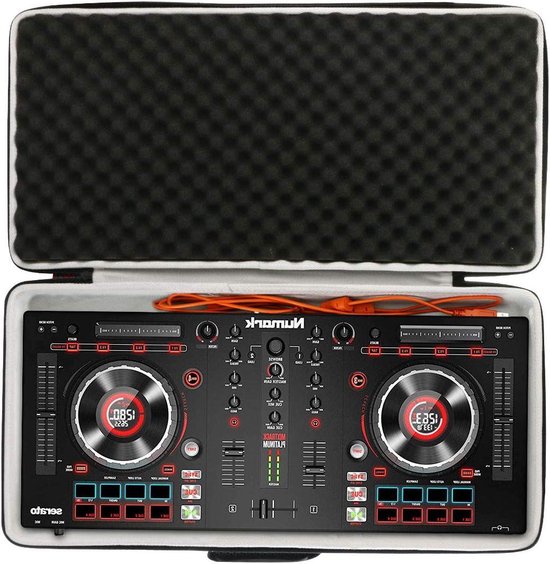 Hard Case voor Numark Mixtrack Platinum en Platinum FX 4-weg DJ-controller met draagtas. | bol