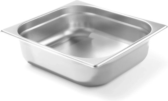 HENDI GN-container 2/3 – Budget Line – 9L – 354x325x100 mm – lichtgewicht roestvrij staal | bol
