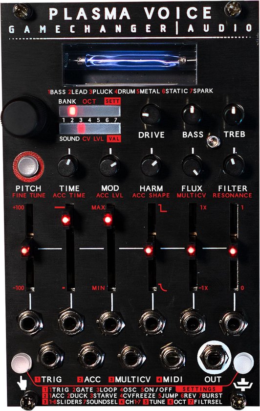 Gamechanger Audio Plasma Voice Eurorack - High voltage eurorack module ...