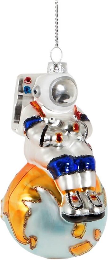 Sass & Belle - Sur le toit du monde - Boule de Noël astronaute et globe ...