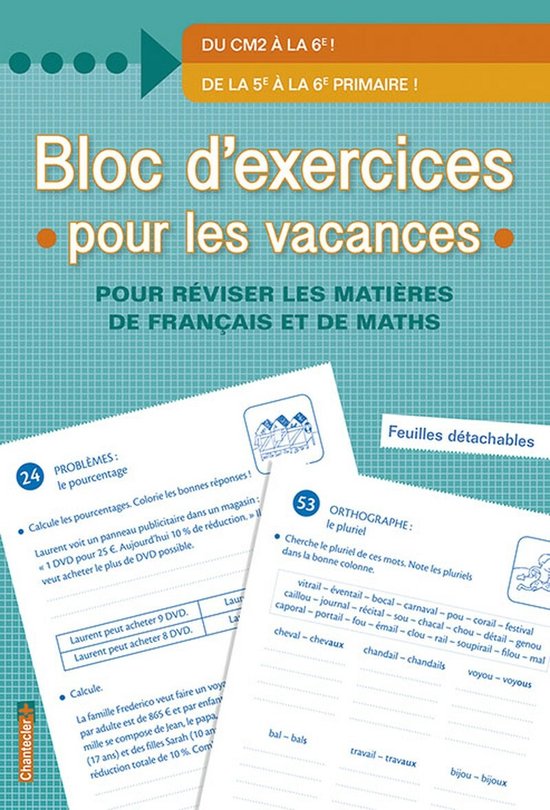 Bloc d'exercices pour les vacances - De la 5e à la 6e primaire | 9782803456321 | Boeken | bol.com