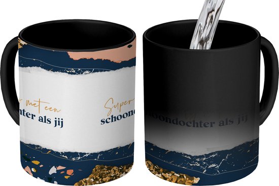 Magische Mok - Foto op Warmte Mokken - Koffiemok - Dochter - Goud - Roze - Spreuken -... | bol