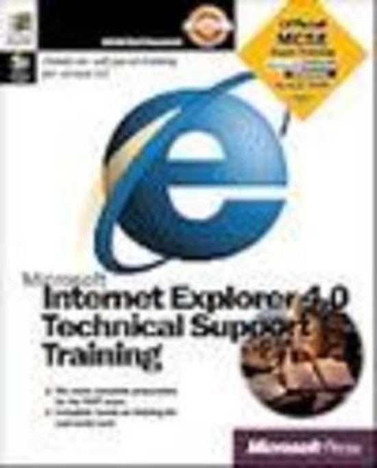 Microsoft Internet Explorer 4 Technical Support Training, Microsoft Press |... | bol.com