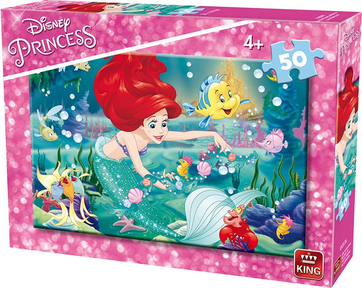 Disney puzzel - 50 stukjes - vanaf 4 jaar - Bella en het Beest ...