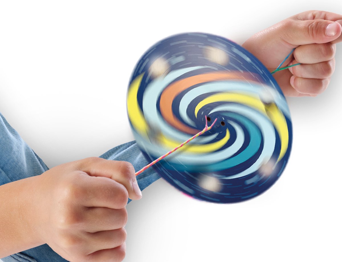 SES - Swirl spinner - Glow in the dark - 2 spinners en neon draad | bol