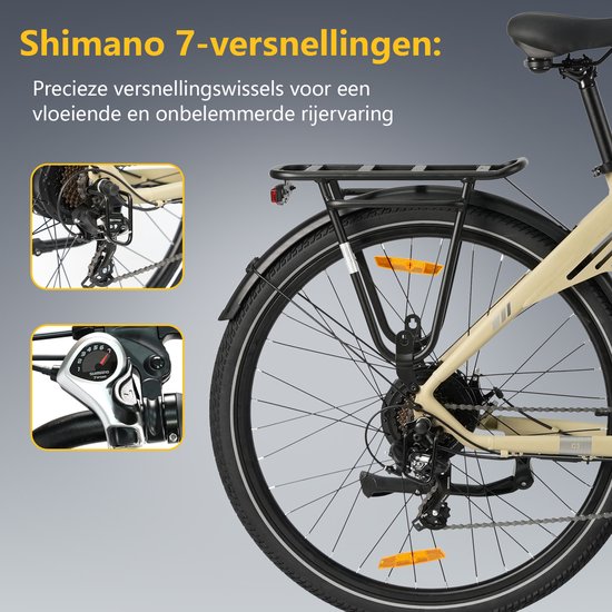 Elektrische Fiets TTGO C3 - 36V 18AH Accu - Actieradius Tot 120 Km ...