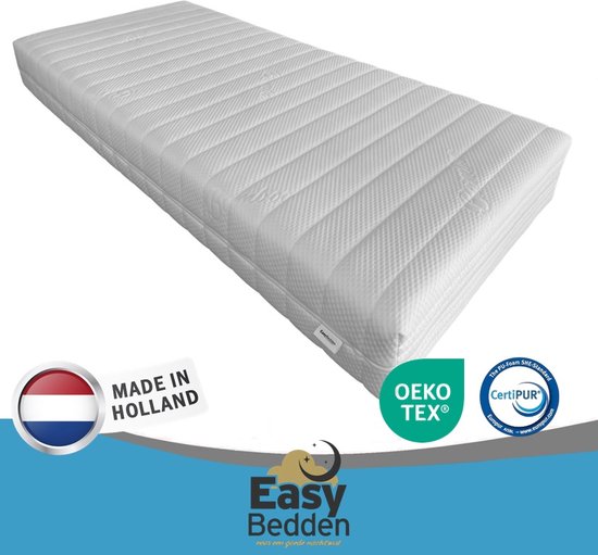 EasyBedden® Pocketvering matras - 300 veren - 7 zones - 100x210 - 20 cm ...