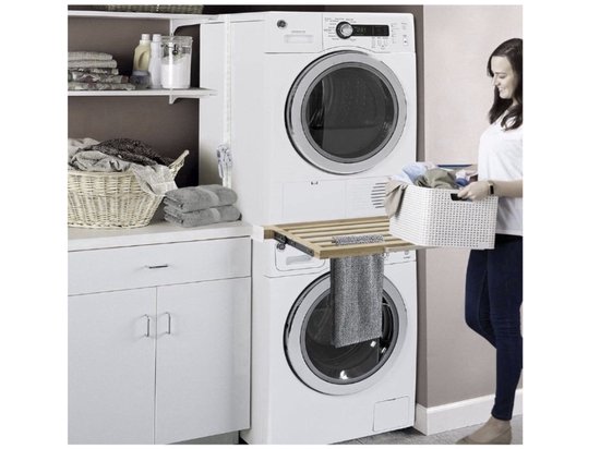 Universeel stapel-/verbindingsframe voor wasmachine en wasdroger met ...