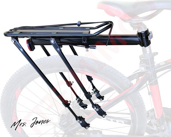 Mrs. Jones 80kg capaciteit verstelbare fiets bagage cargo rek super ...