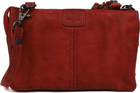 Bear Design Schoudertasje/Clutch Umi Rood | bol