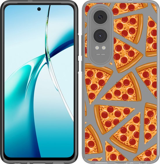 Cazy Hoesje geschikt voor Toestel OnePlus Nord CE4 Lite Pizza Party | bol
