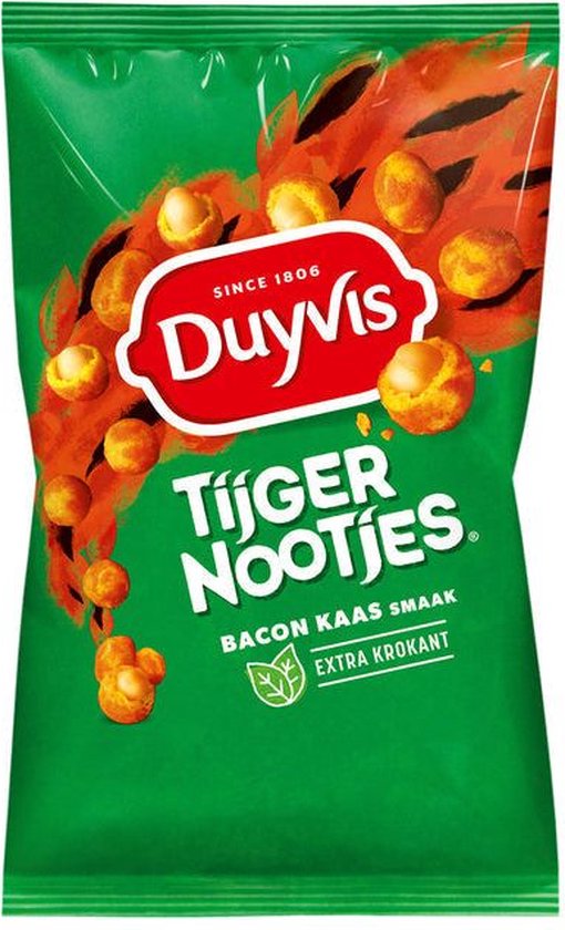 Duyvis Tijgernootjes Bacon Kaas - Pinda Noten - 1 kg | bol