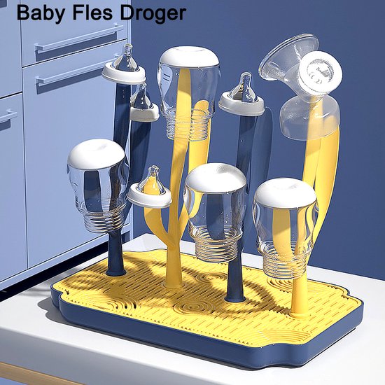 Allernieuwste.nl® Universeel Baby Fles Droogrek - 12 Plekken - Druiprek ...