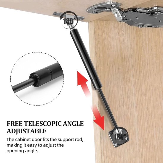 Inovra ® Verstelbare Gasveer Voor Zware Deuren En Kleppen Met Stabiele Druk | bol