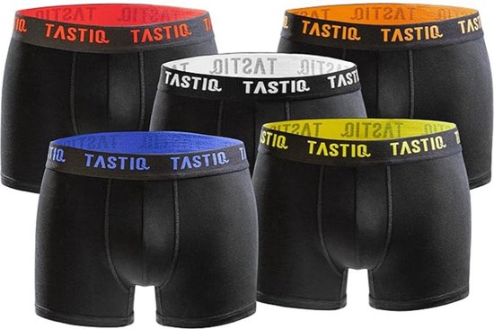 Boxers tastic black colored 5-pack giftbox, l | bol