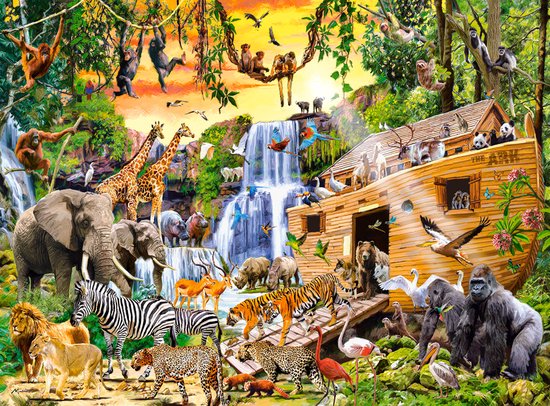 Castorland puzzel The Ark - legpuzzel 3000 stukjes dieren. | bol
