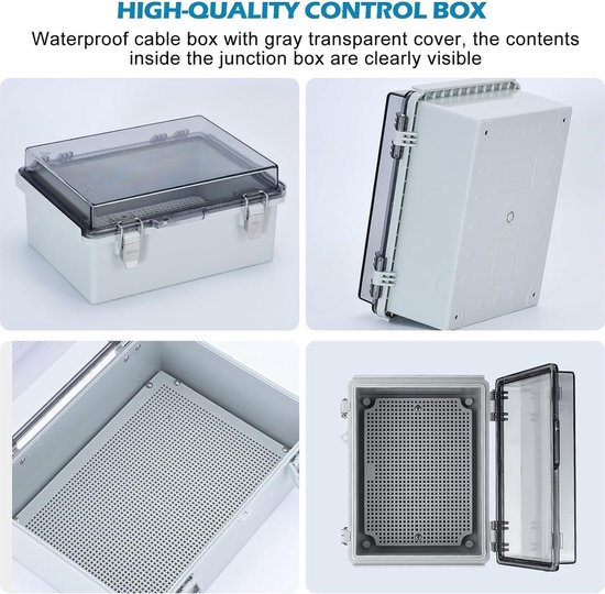 Waterdichte Verdeeldoos IP66 voor Buiten - Opbouwverdeelkast met Slot ...