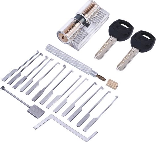 Dimple Lock Pick Tool Kit - 15 delige Set voor Beginners en ...