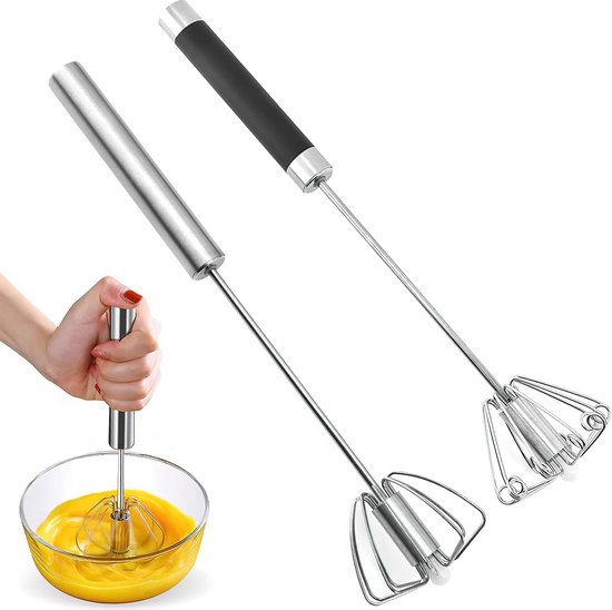 JGS ® Semi-automatische roestvrijstalen garde set voor keuken mixen en ...