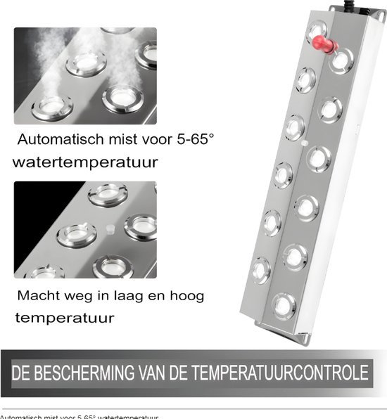 Mistmaker - Fogger - Ultrasone - Himidifier Waterdamp - Hydrocultuur | bol