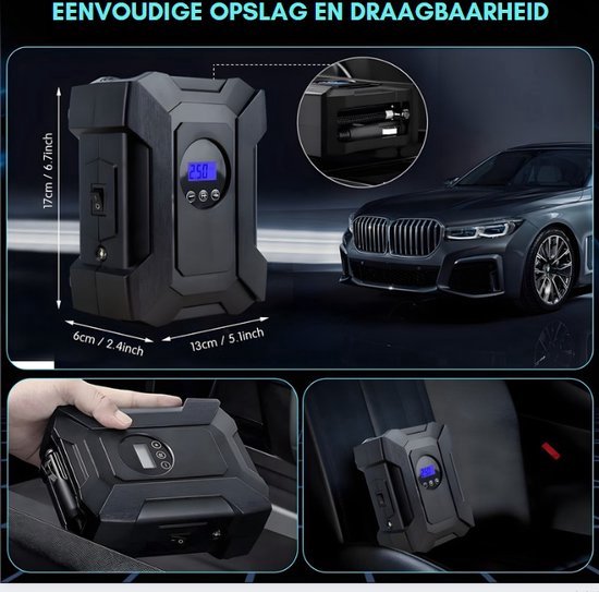 Compressor Bandenpomp – Luchtcompressor – Elektrische Bandenpomp ...
