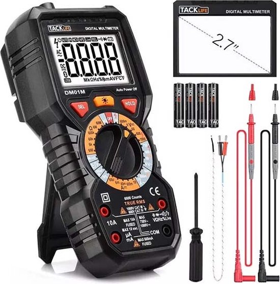 TACKLIFE-DMS05 Wanddetector Meetinstrument - Digitale Multimeter | bol