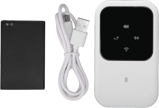 Draagbare WiFi-hotspot H80 4G Mobiele WiFi-router - 2400mAh batterij ...