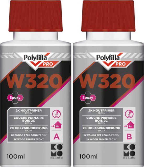 PolyFilla Pro W320 2K Houtprimer Epoxy Set 200 ml | bol