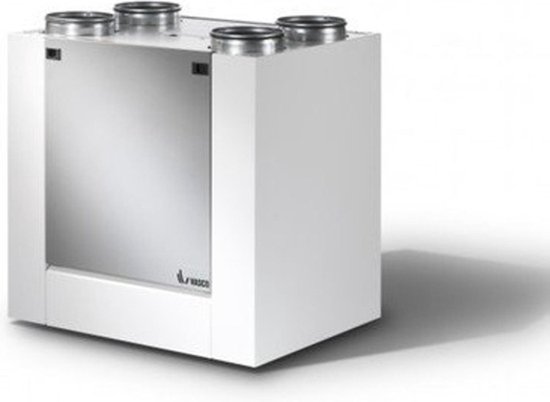 Vasco D425 ventilatieunit systeem D met warmteterugwinning 425m3h ErP ...