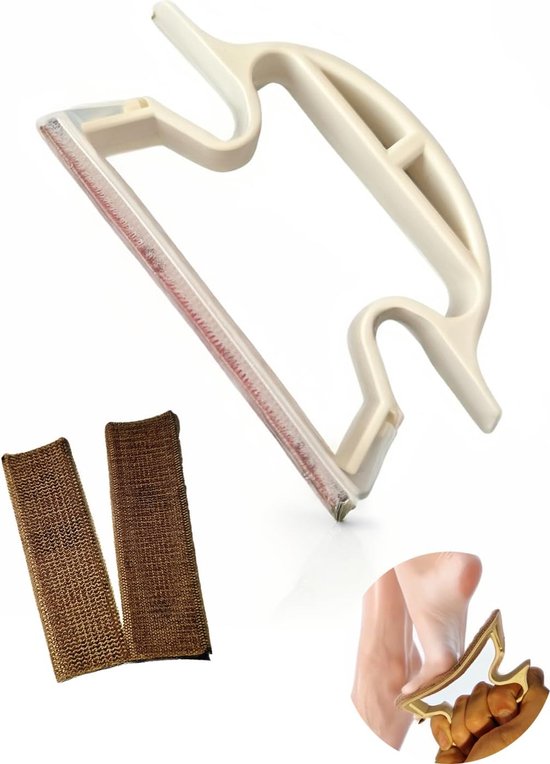 Coarse and Fine Callus File - 2 in 1, Callus Remover Injury-Free, Foot ...