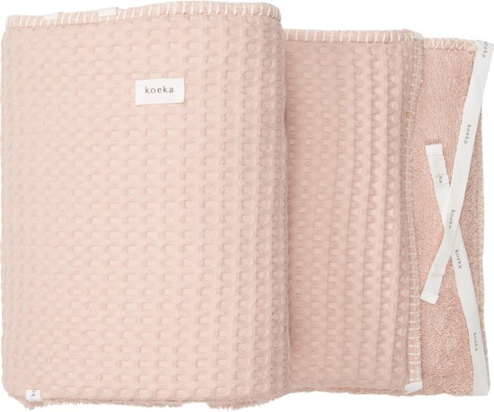 Koeka boxbumper wafel Amsterdam rosa salt 180x30 | bol
