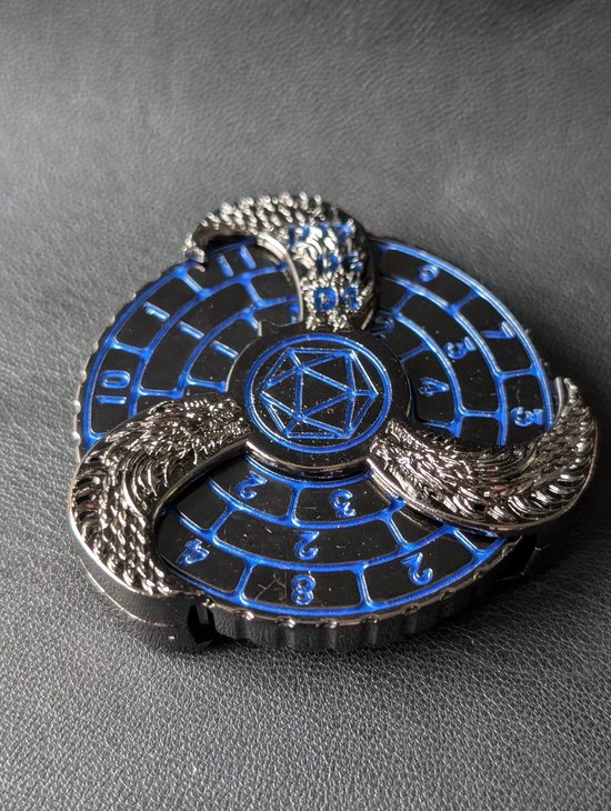 Spin to Win Blue - DnD Dice Spinner DnD Dice - Dungeons & Dragons ...