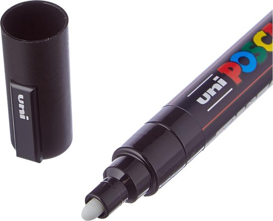 Uni Waterverfpotloden Set - kleurrijk geschilderde creaties - 8 stuks - meerkleurig | bol