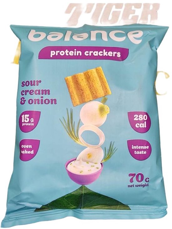 balance-chips- protein(15gram) crackers-sour cream&onion | bol