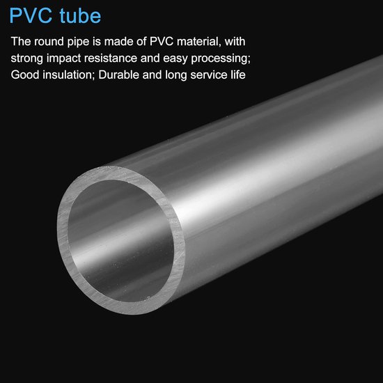 PVC harde ronde buis 43 mm ID 50 mm AD 0,3 meter doorzichtig hoge ...