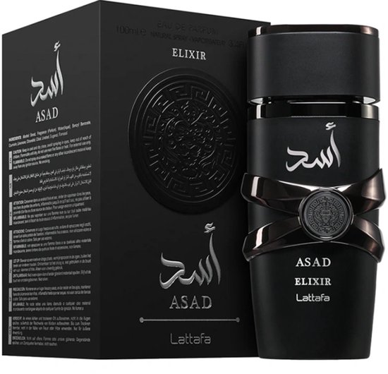 Lattafa Asad Elixir - Eau de parfum voor heren met kruidige geurnoten ...