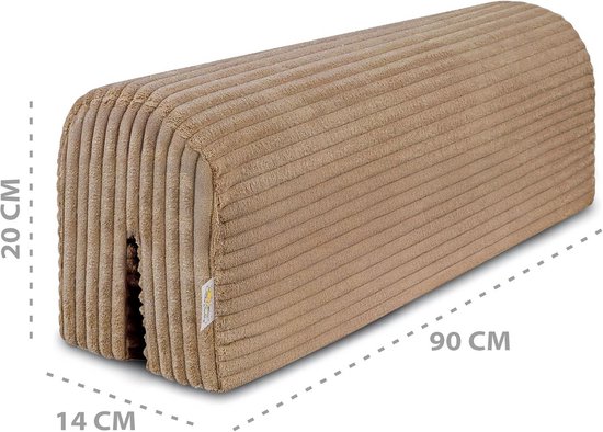 Bedrandbeschermer 90 cm voor Kinderbedden - Valbeveiliging en Comfort ...