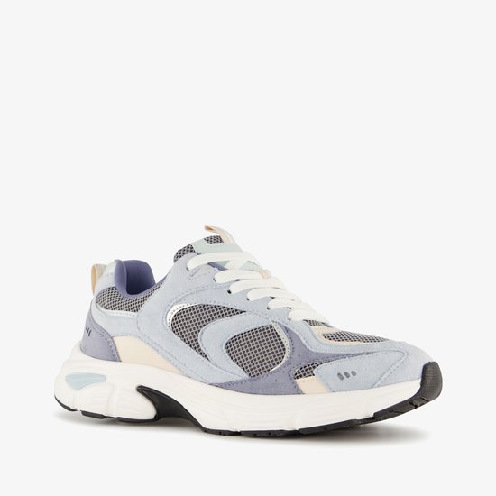 Blue Box dames dad sneakers blauw - Maat 40 - Uitneembare zool | bol